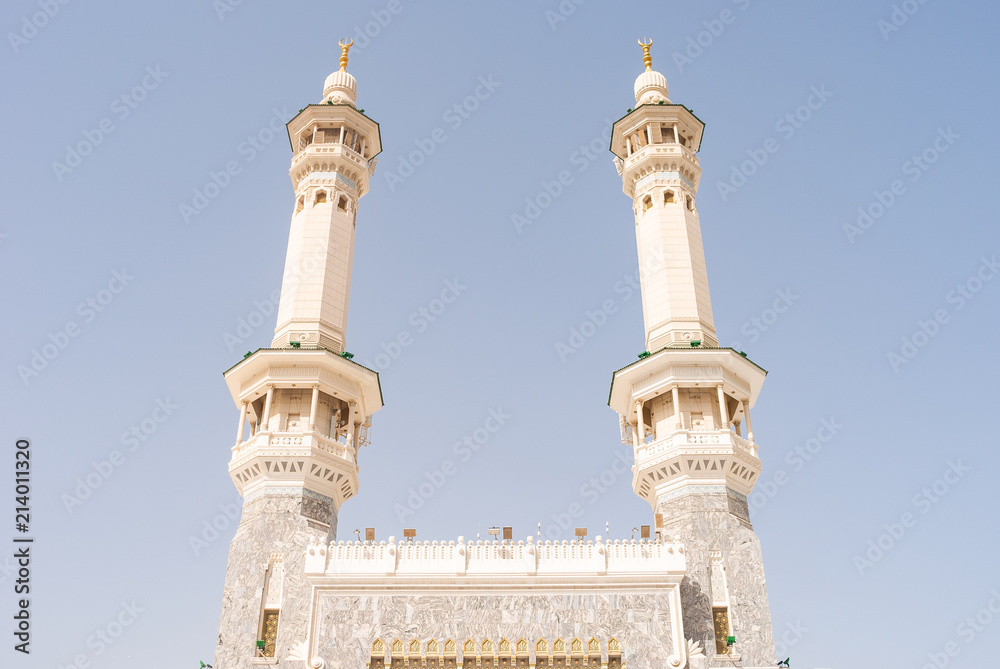 MECCA, SAUDI ARABIA - MAY 02 2018: View on Al Masjid Al Haram mosque in ...