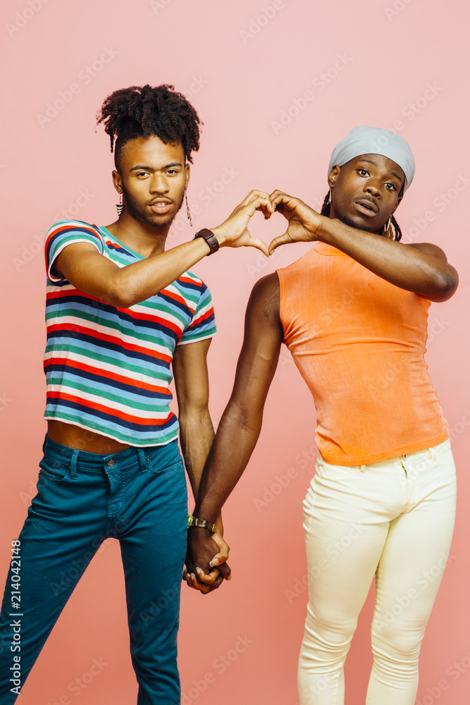 Two Guys Holding Hands