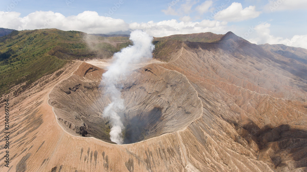 Active Volcano Crater