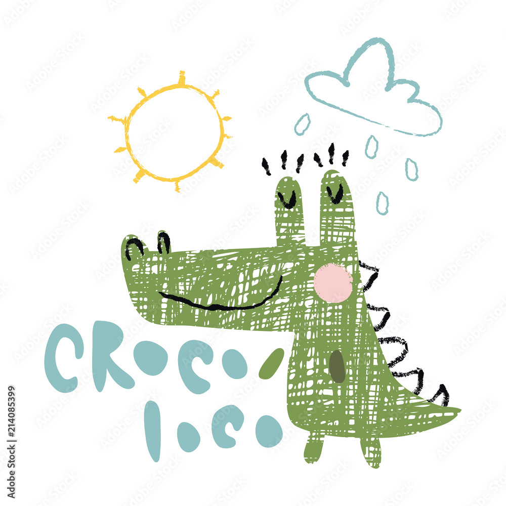 croco loco Stock Vector | Adobe Stock