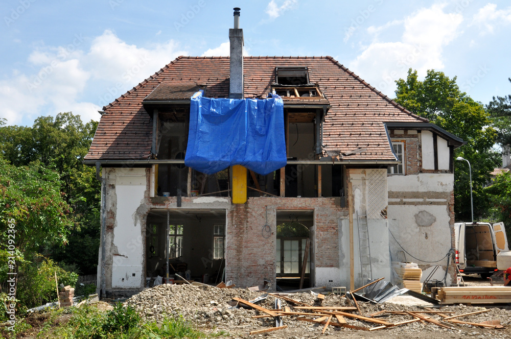 Baustelle Haus Stock Photo | Adobe Stock