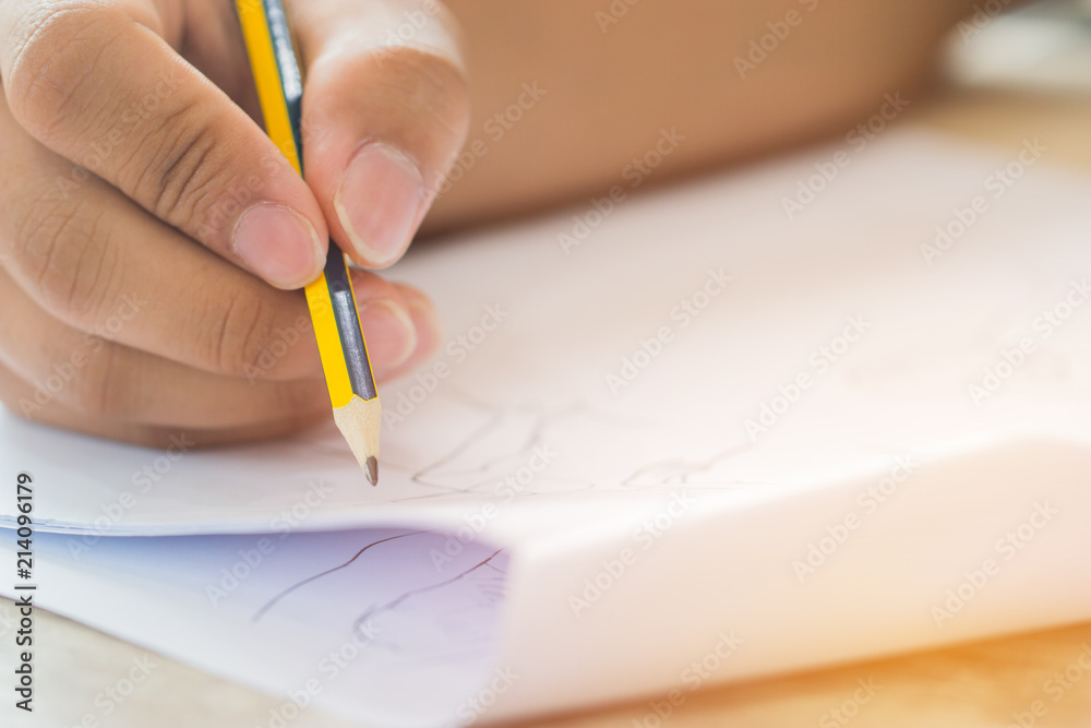 Education art practice concept : Man Hands high school, university ...