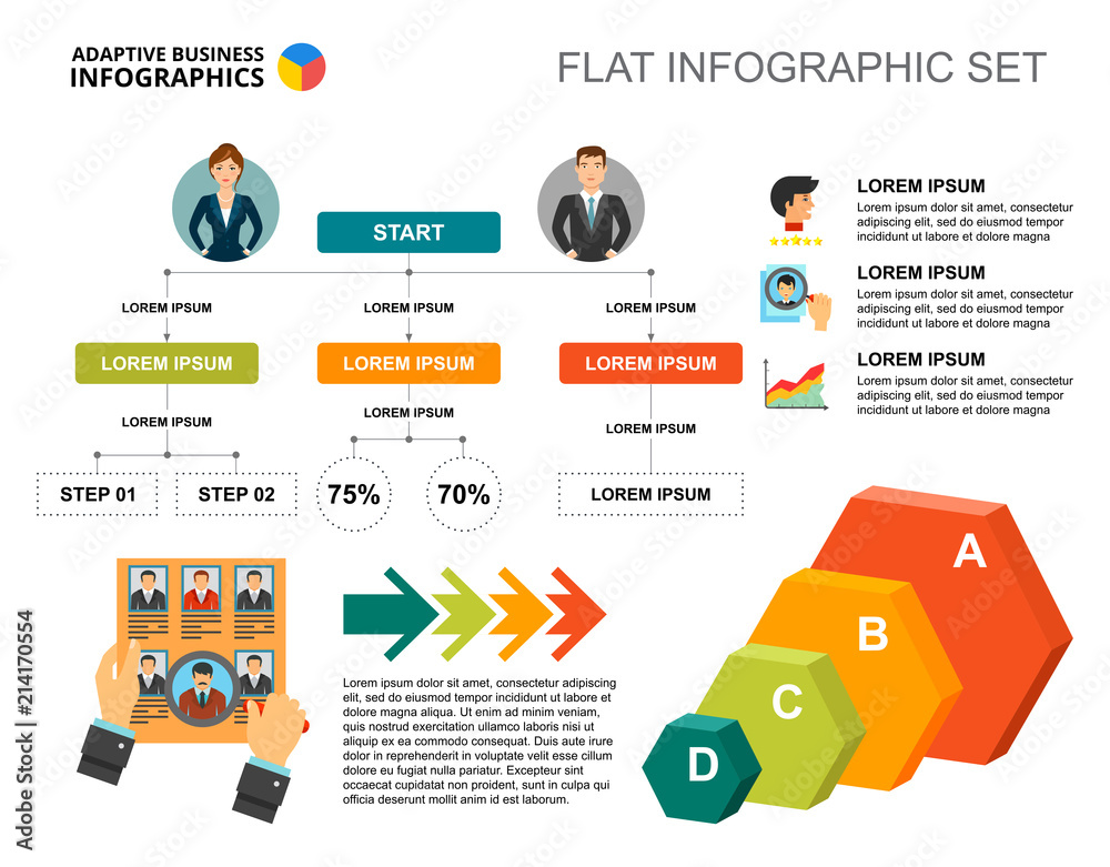 Infographic Flowchart Template