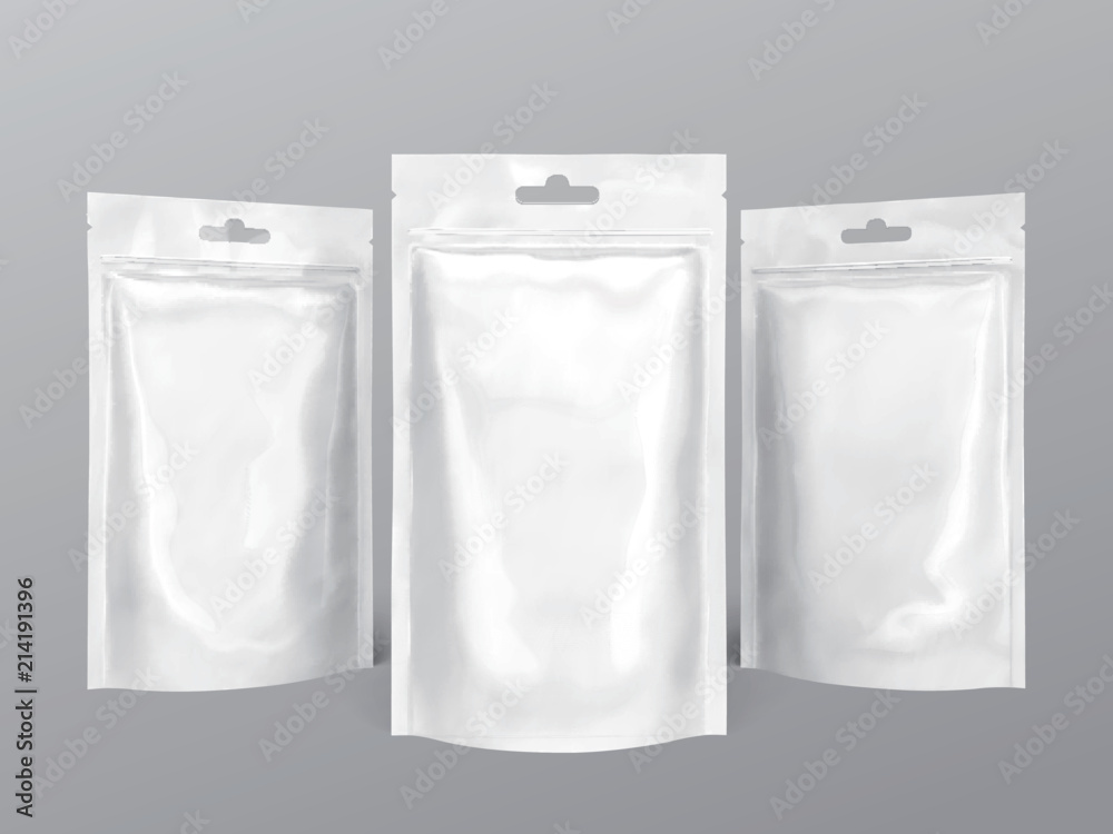 Pearl white foil pack Stock Vector | Adobe Stock