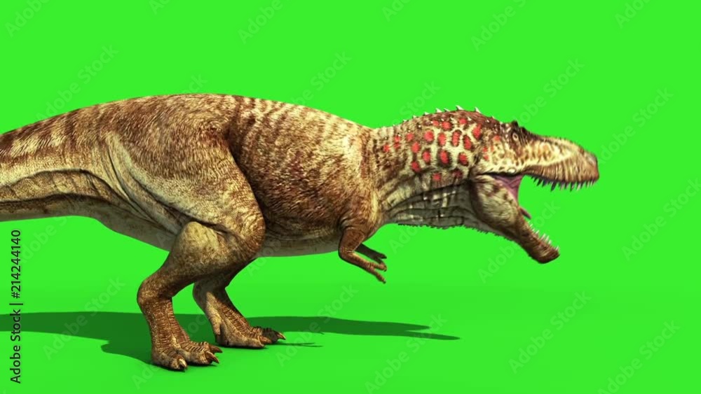 T Rex Tyrannosaur Feathered Roar Close up Loop Jurassic World Dinosaurs ...