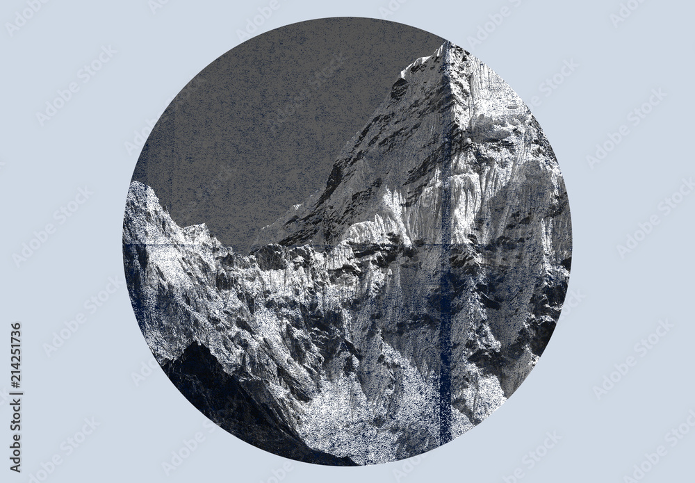 Circular Texture Overlays Set Stock Template | Adobe Stock