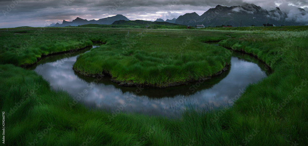Bight Reflections Stock Photo | Adobe Stock