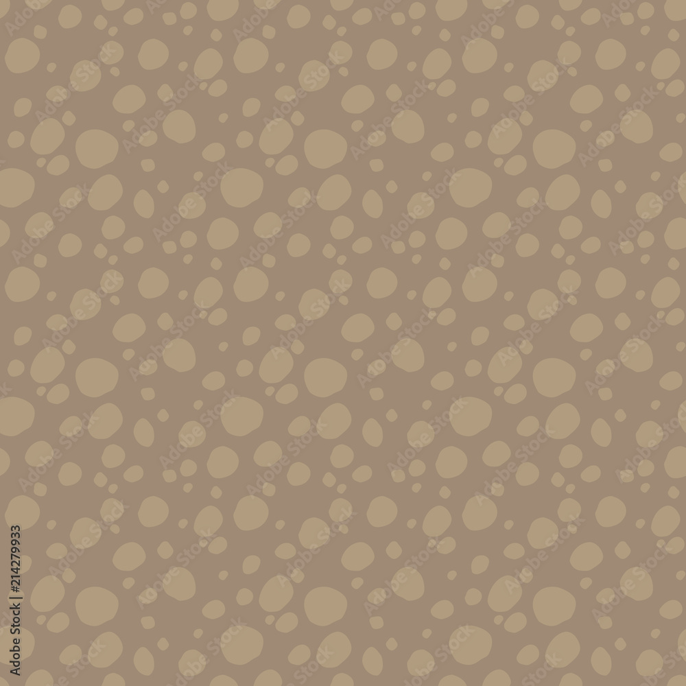 Brown two-tone cut of soil under the ground pattern with lighter round ...