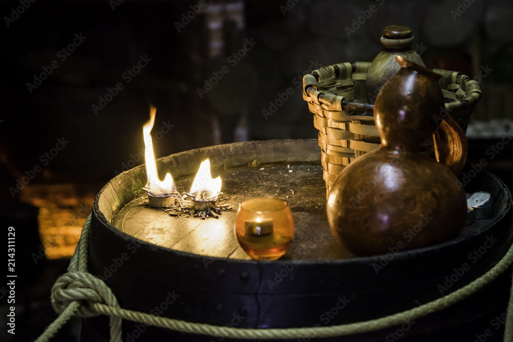 Altar for satanic rituals Stock Photo | Adobe Stock