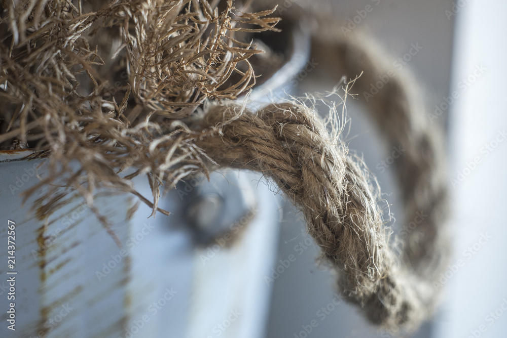 Closed up manila rope background and texture Stock Photo | Adobe Stock