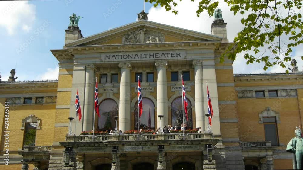 Norway National Day. Beautiful Procession. Traditional Dress. Happy And ...