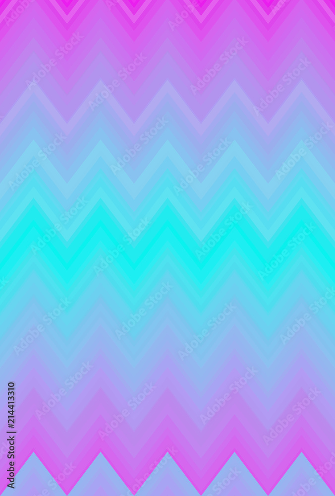 Teal Ombre Chevron Background