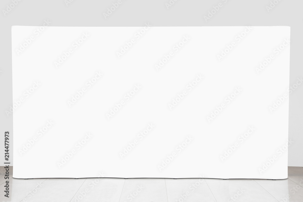 blank exhibition backdrop Stock Photo | Adobe Stock