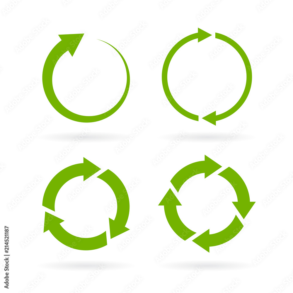 360 degree complete cycle vector arrow Stock Vector | Adobe Stock