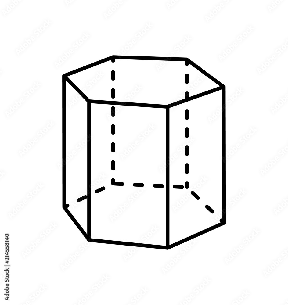 How To Draw A Hexagonal Prism