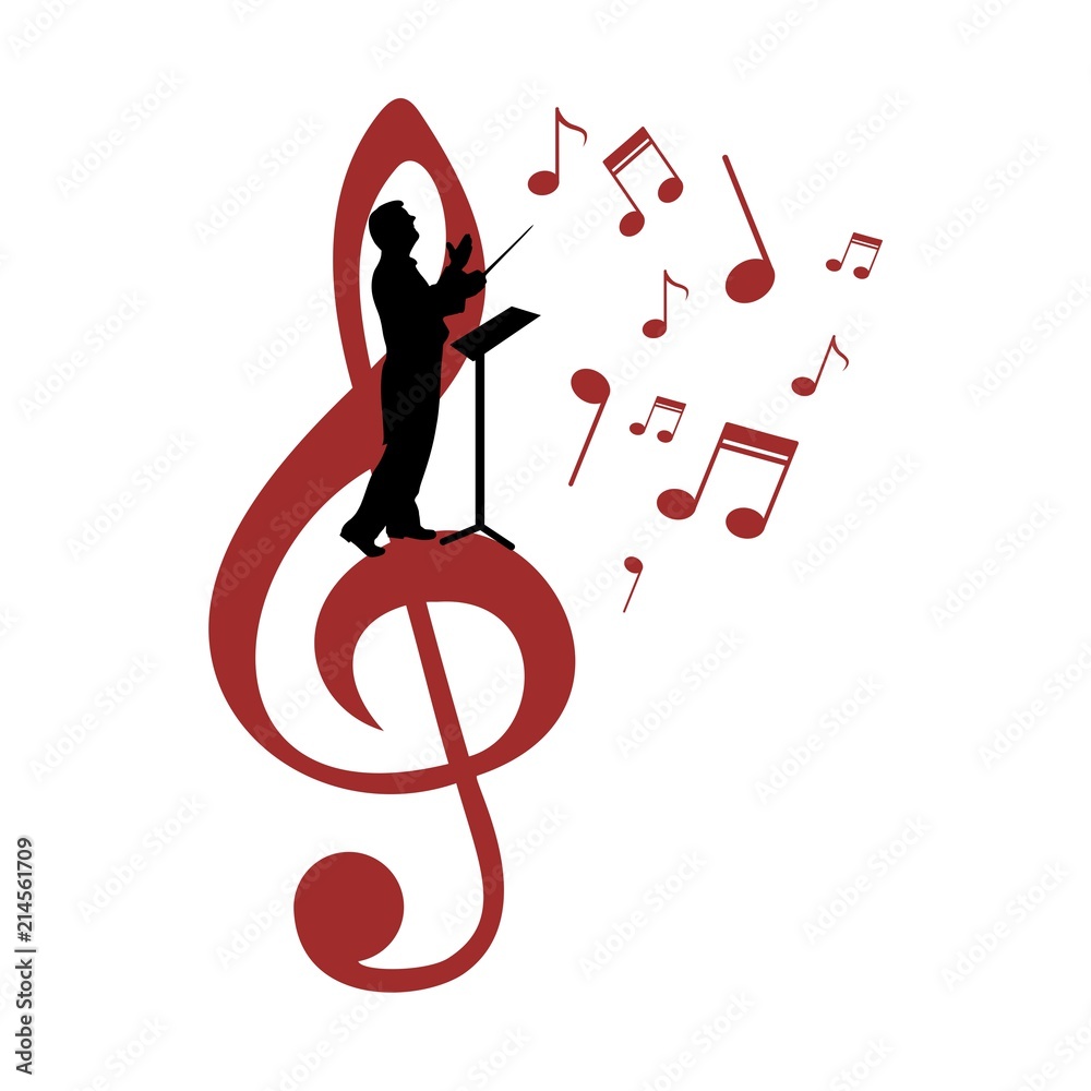 Choir guide logo, Choir icon Stock Vector | Adobe Stock