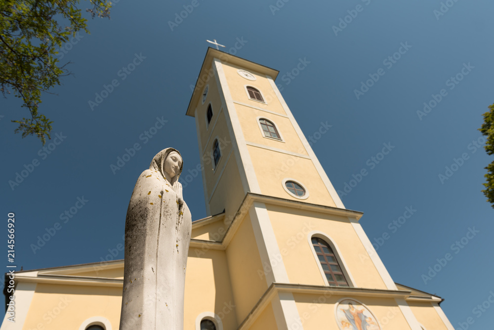 Church of Uznesenja BDM in Cetingrad, Croatia. New church after war in ...
