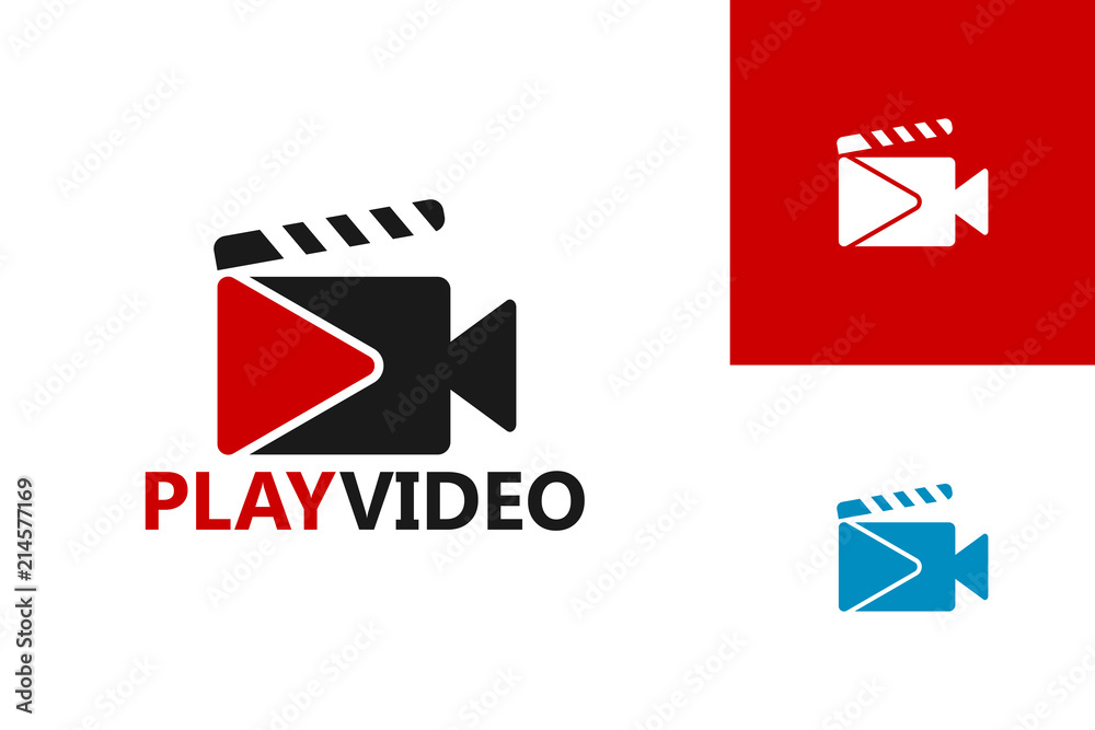 Play Video Record Logo Template Design Vector, Emblem, Design Concept ...