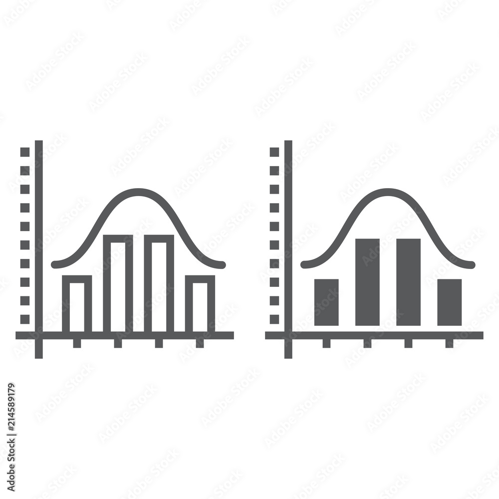 Average Line And Glyph Icon Data And Analytics Graph Sign Vector average-line-and-glyph-icon-data-and-analytics-graph-sign-vector