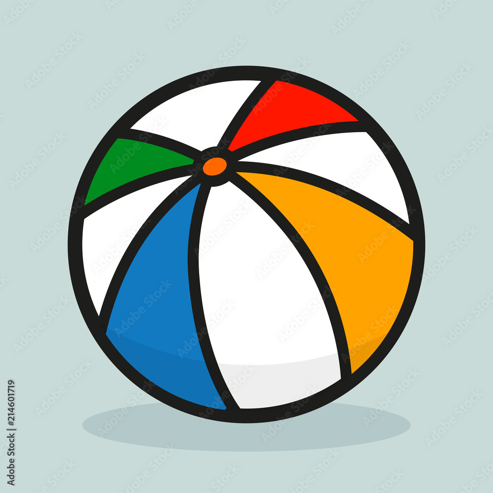 Vector illustration of ball design Stock Vector | Adobe Stock