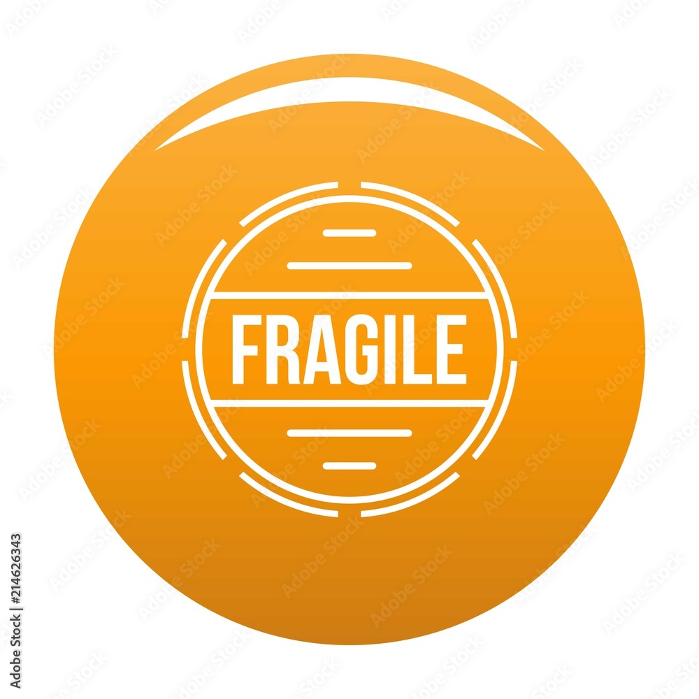 Fragile logo. Simple illustration of fragile vector logo for any design ...
