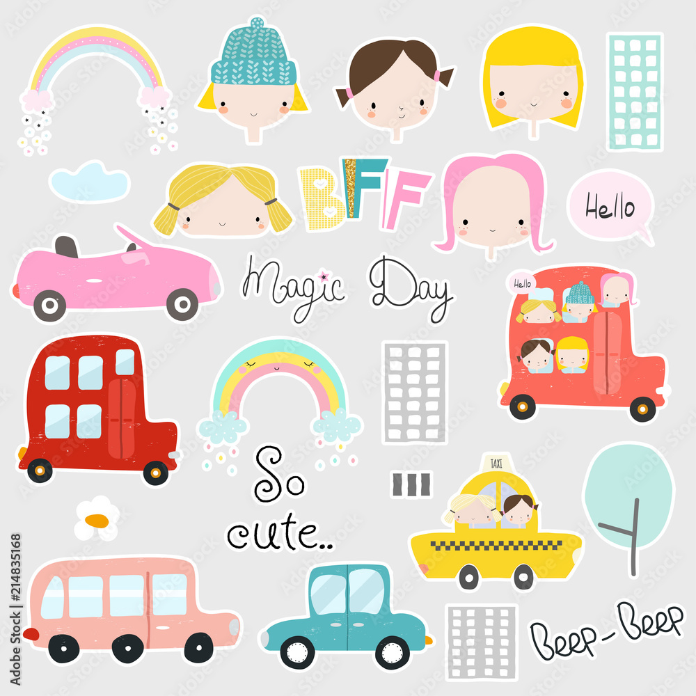 Cute Car Stickers For Girls