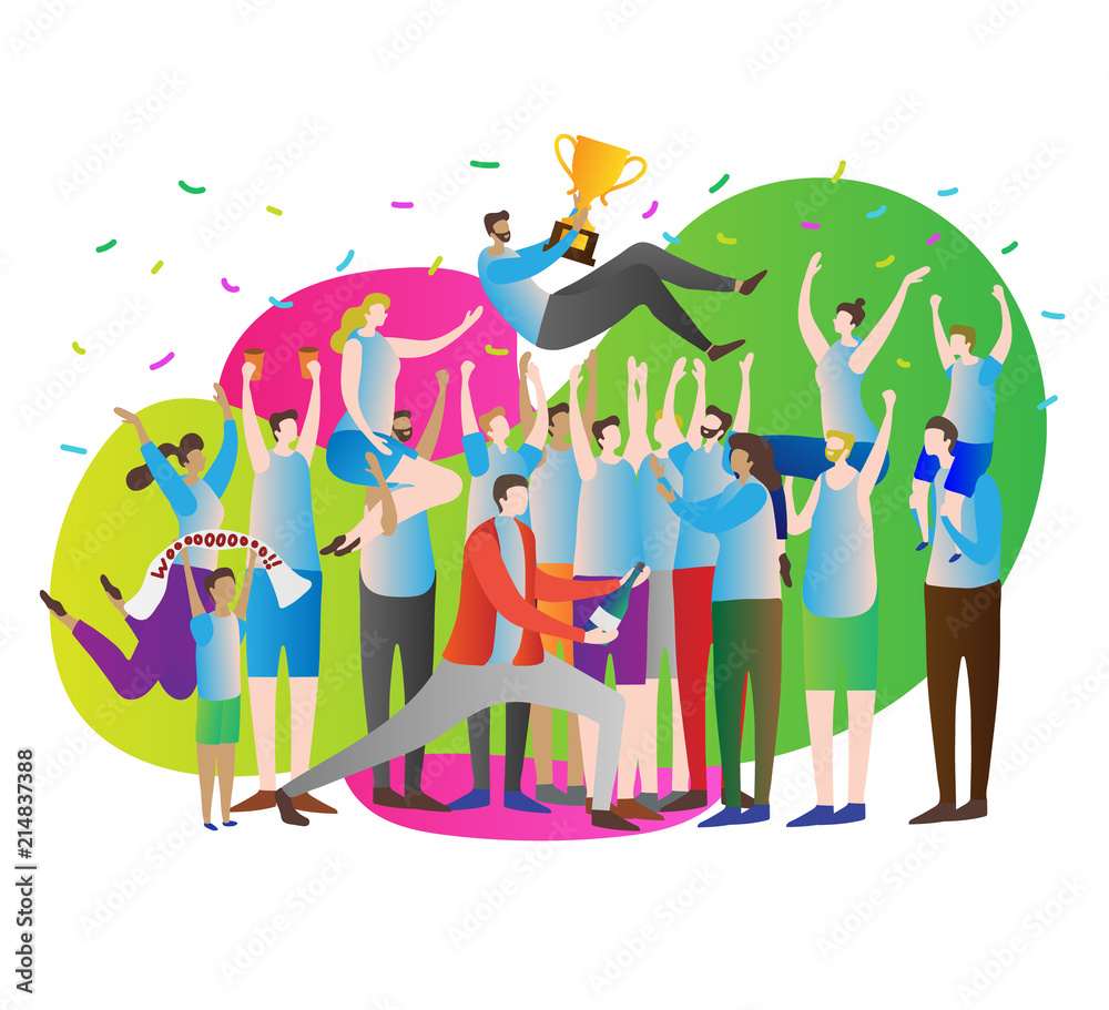 Team Celebration Clipart