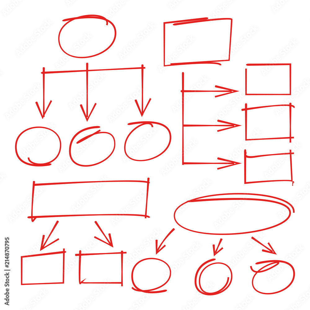 hand drawn diagram, hand drawn chart Stock Vector | Adobe Stock