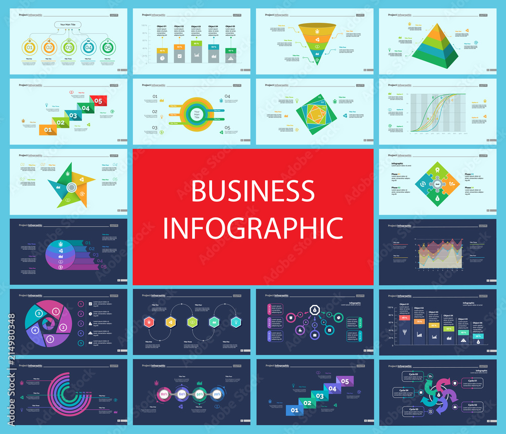 Business inforgraphic design set for management concept. Can be used ...
