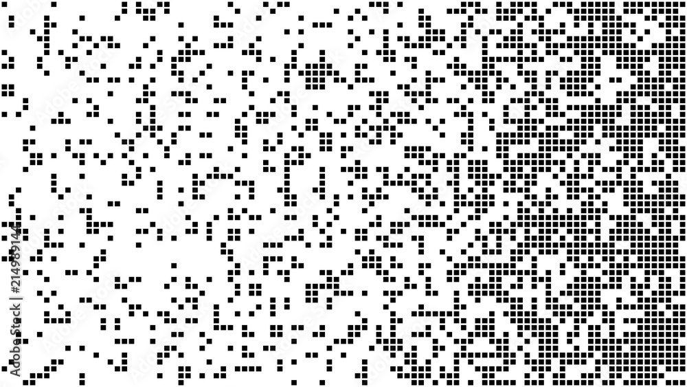 Abstract pixel gradient background. Falling pixels. Broken texture ...