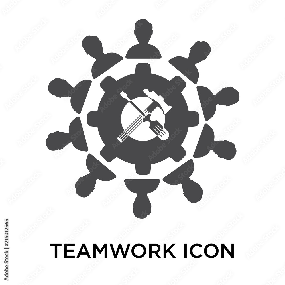 teamwork icon on white background. Modern icons vector illustration ...