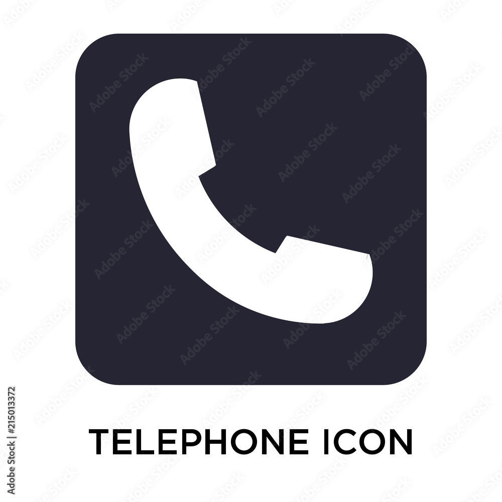 telephone icon on white background. Modern icons vector illustration ...