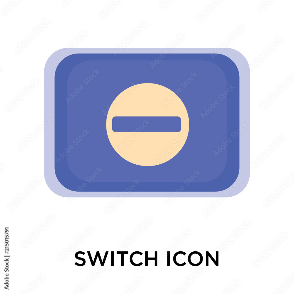 Switch icon vector sign and symbol isolated on white background, Switch ...