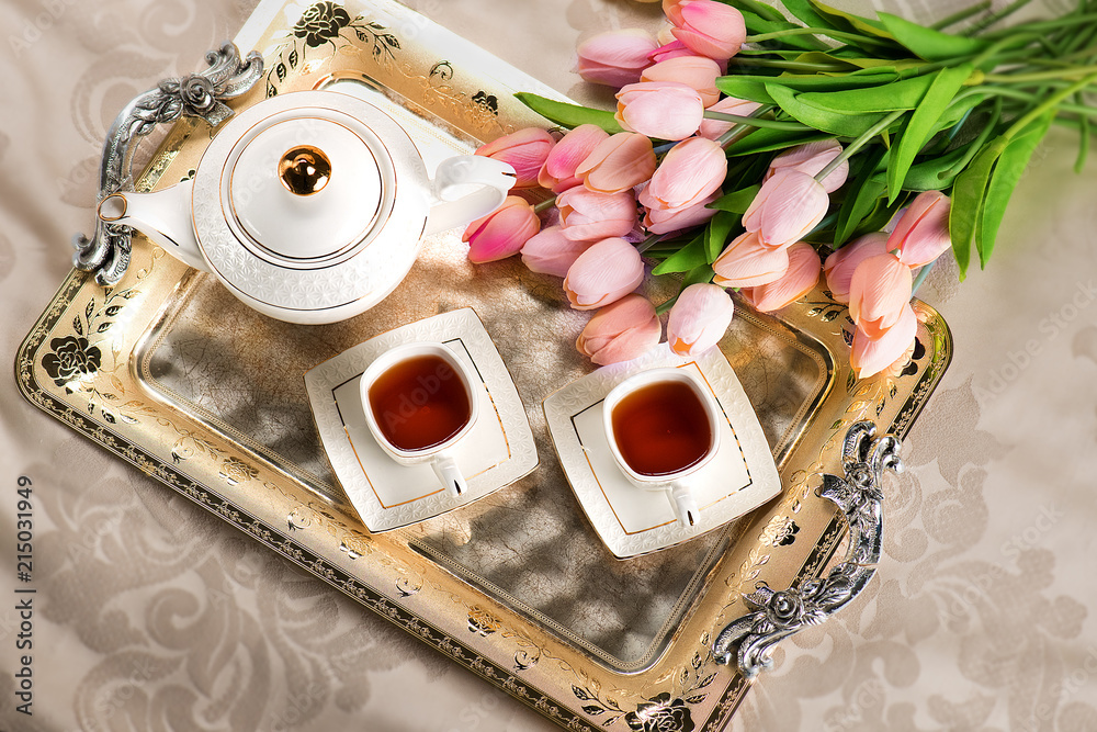 Morning Breakfast With Tea