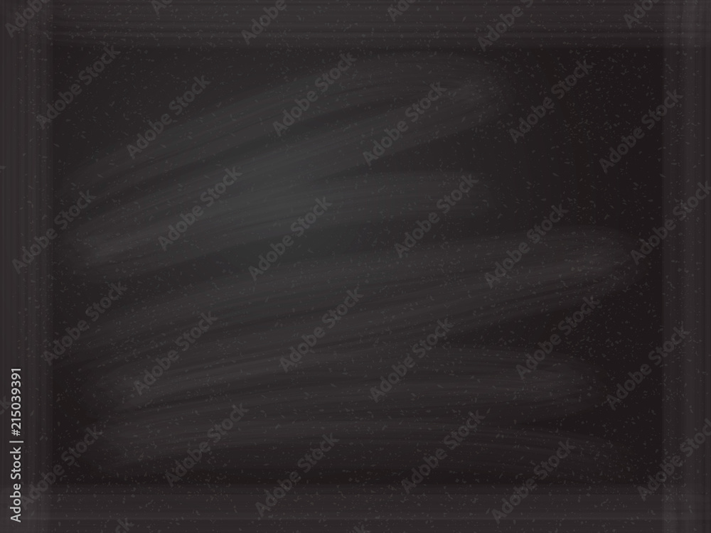 Vector chalkboard background. Blackboard tempate for chalk drowing ...
