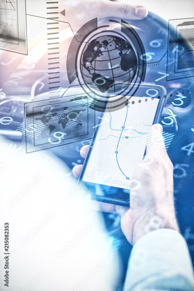 Composite image of technology interface Stock Photo | Adobe Stock