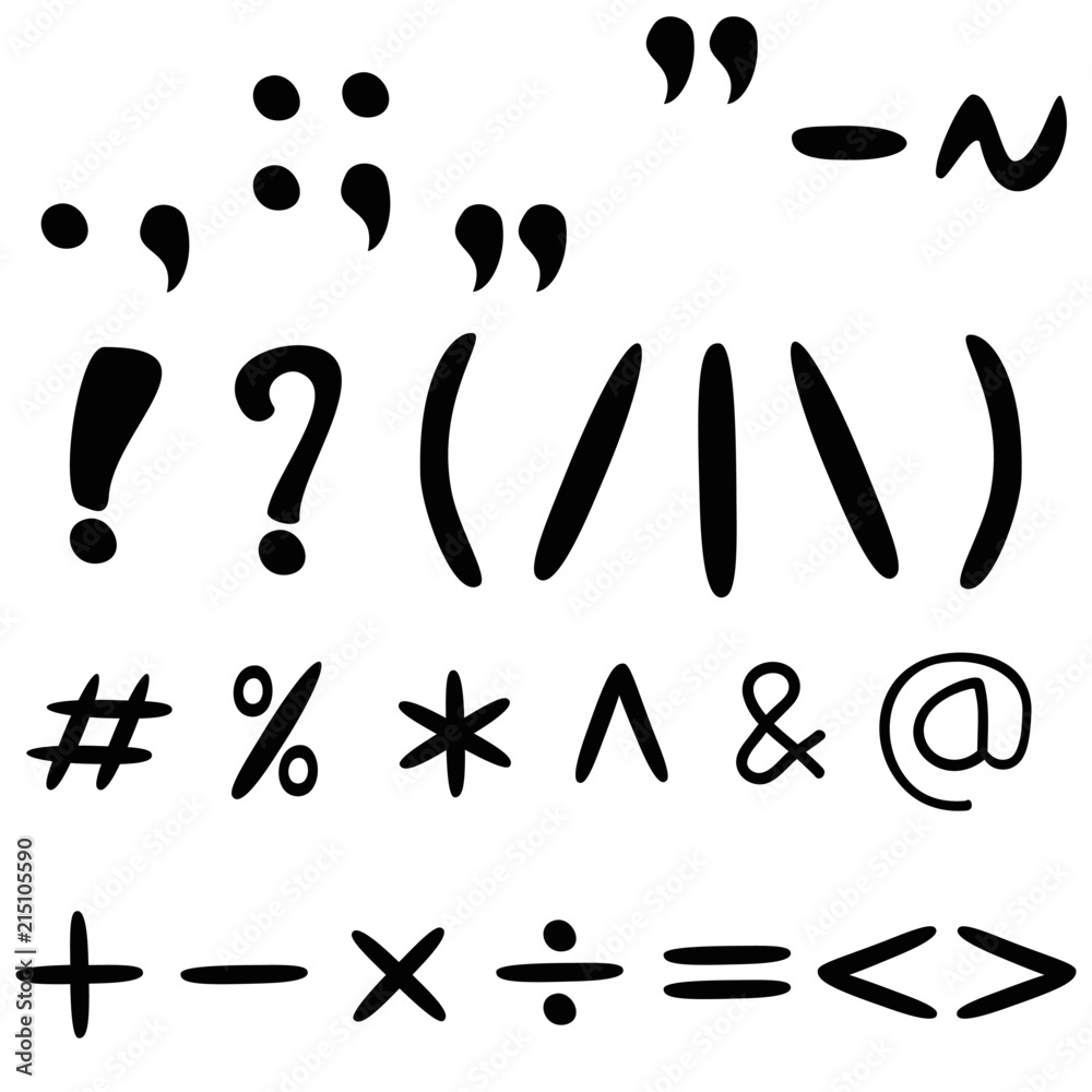Keyboard Symbols Stock Vector Adobe Stock keyboard-symbols-stock-vector-adobe-stock