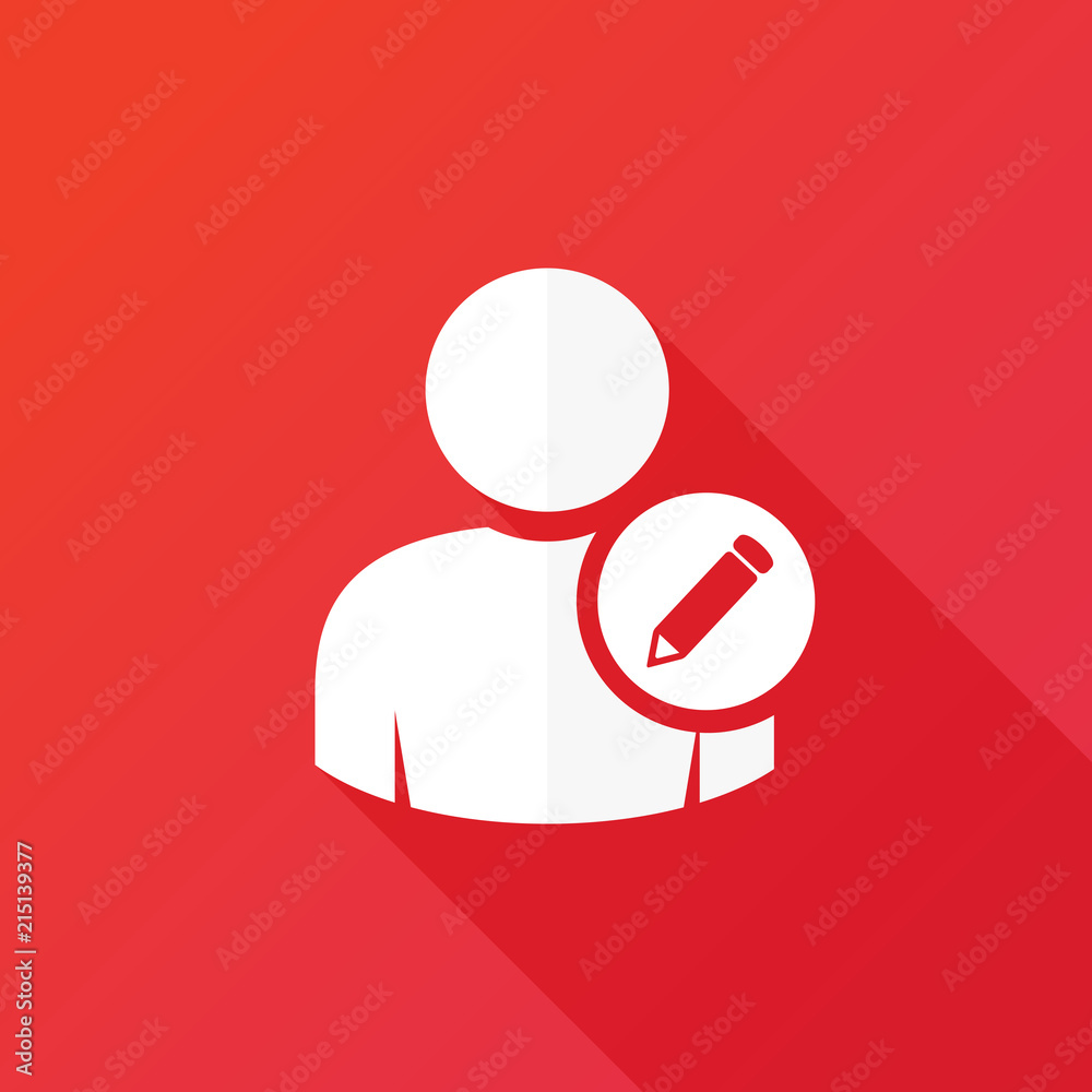 Edit user icon Stock Vector | Adobe Stock