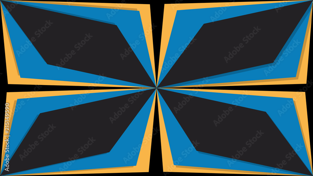 Tri-Color Polygon Transitions Stock Template | Adobe Stock