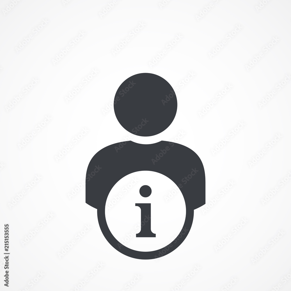 User information icon Stock Vector | Adobe Stock