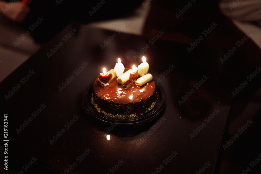 Birthday Cake Love With Candles