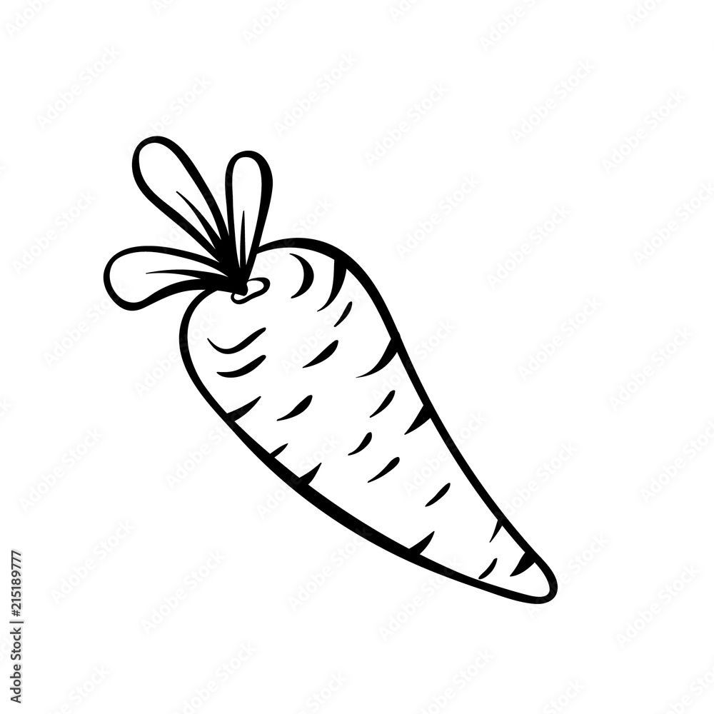 Carrot Outline