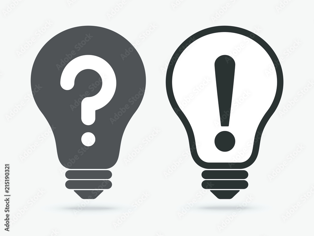 Problem And Solution Icons vector Stock Vector | Adobe Stock