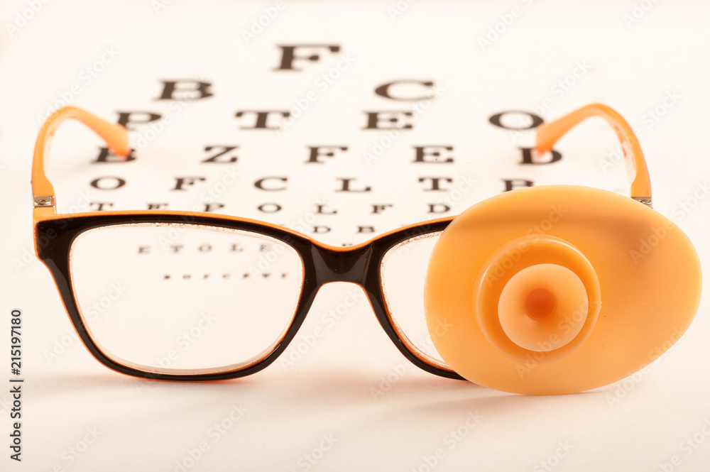 Ortopad Eye Patches flesh-colored eyeglasses for the treatment of ...