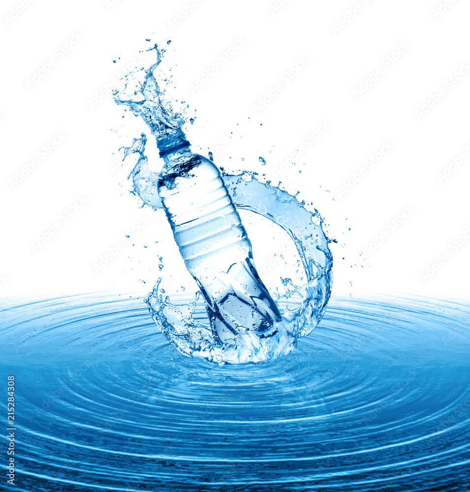 water bottle splash. Stock Photo | Adobe Stock