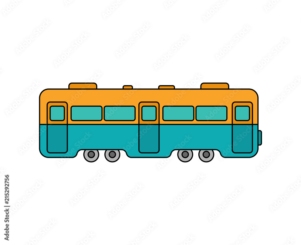 Train car isolated. transport railroad Vector illustration Stock Vector ...