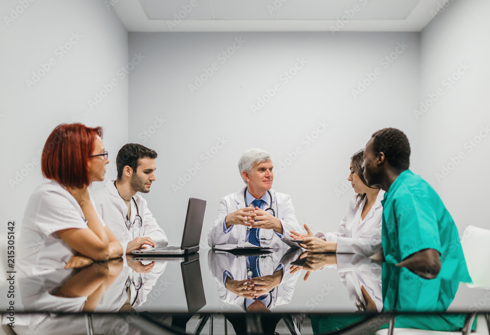 Medical team in meeting room Stock Photo | Adobe Stock