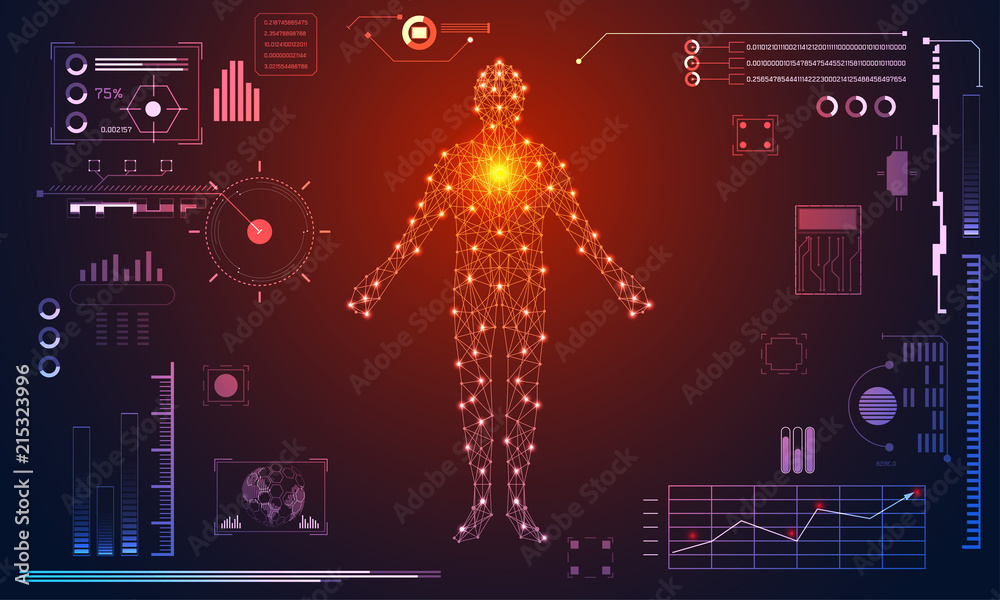 abstract technology ui futuristic concept hud interface hologram ...