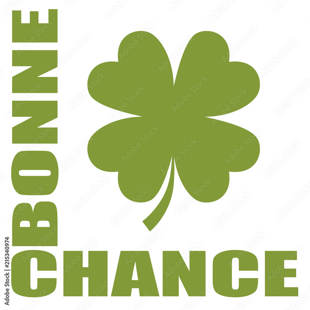 Logo Bonne Chance. Stock Vector | Adobe Stock