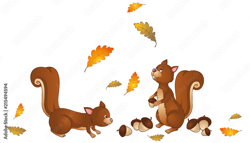 Acorns And Squirrels